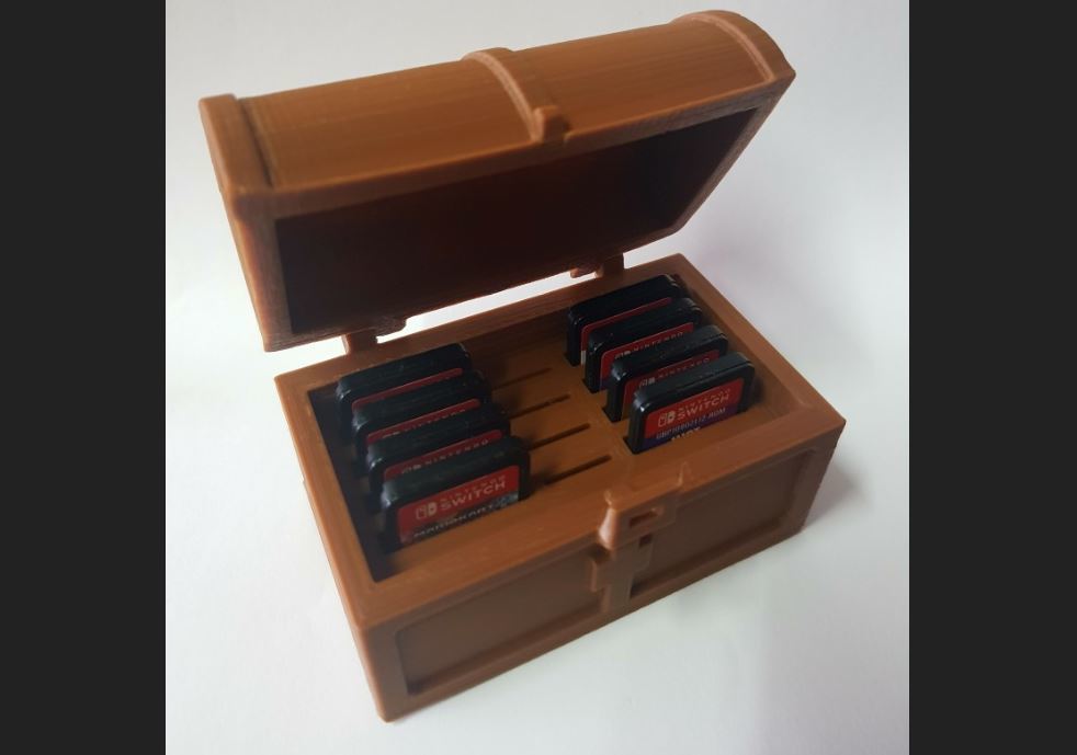 STL file Nintendo Switch Game Chest 🎲・3D printable model to download・Cults