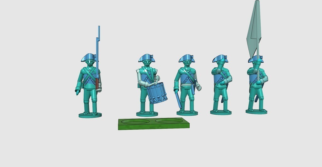 Download free STL file American War of Independence - Part 1 - British ...