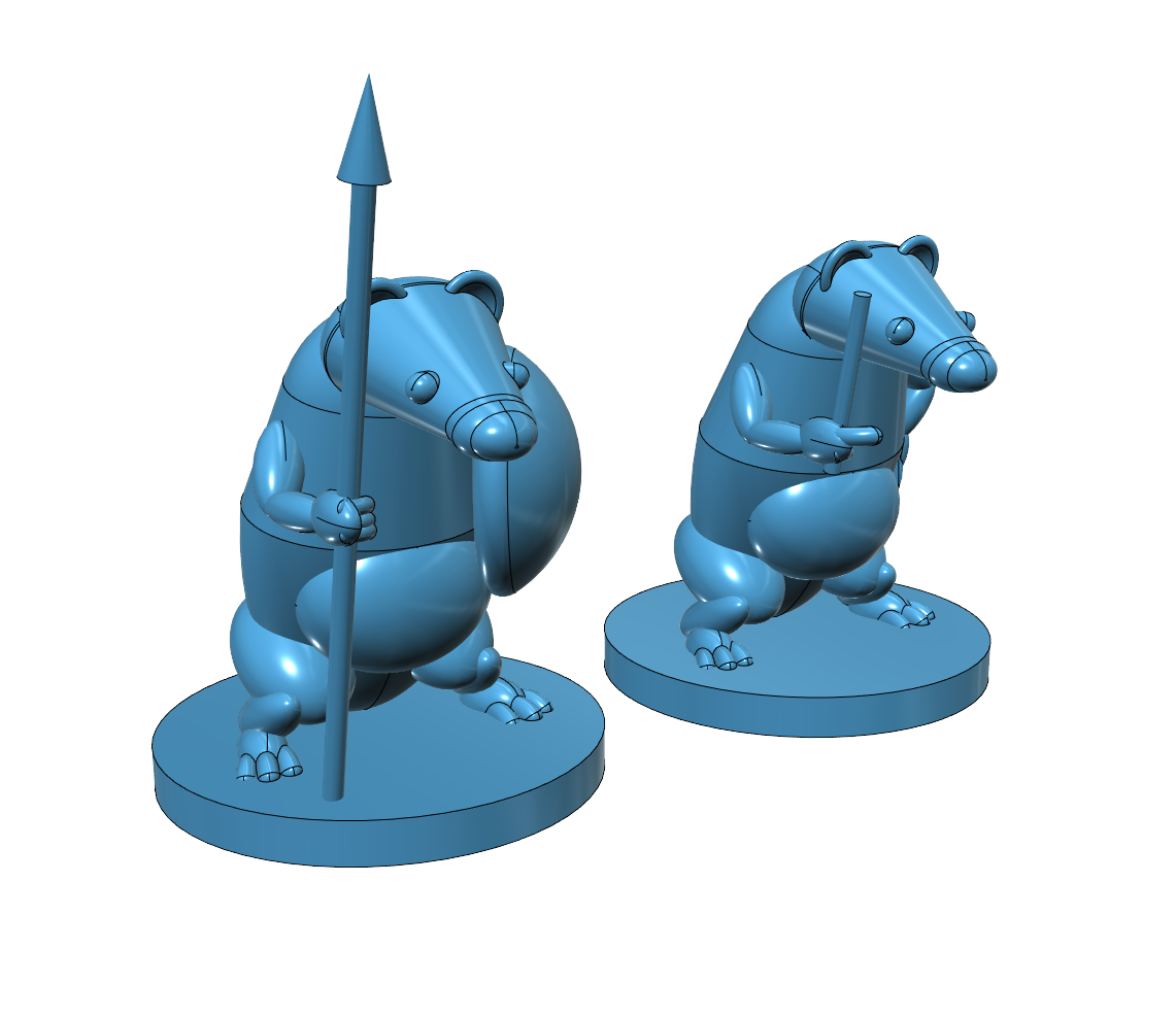 Free STL file The Badger Fightback 🦡・3D printing model to download・Cults