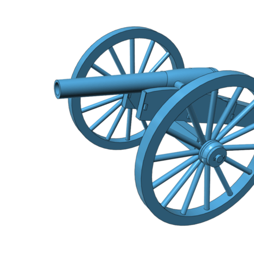 Download free STL file American Civil War - 3 inch Ordnance Rifle and ...