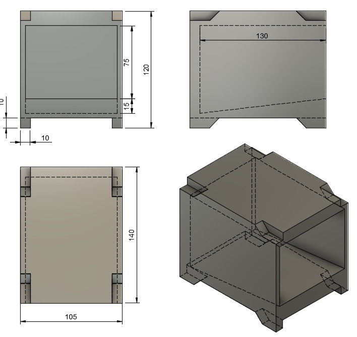 Archivo 3D gratis Caja de rotuladores apilable 📦・Modelo para descargar ...