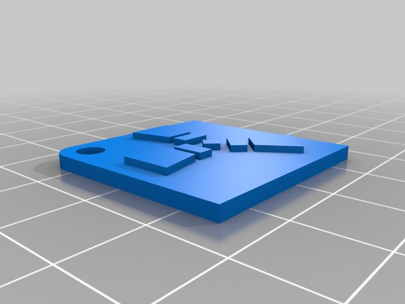 Free 3D file Rust Key Chain・3D printable model to download・Cults