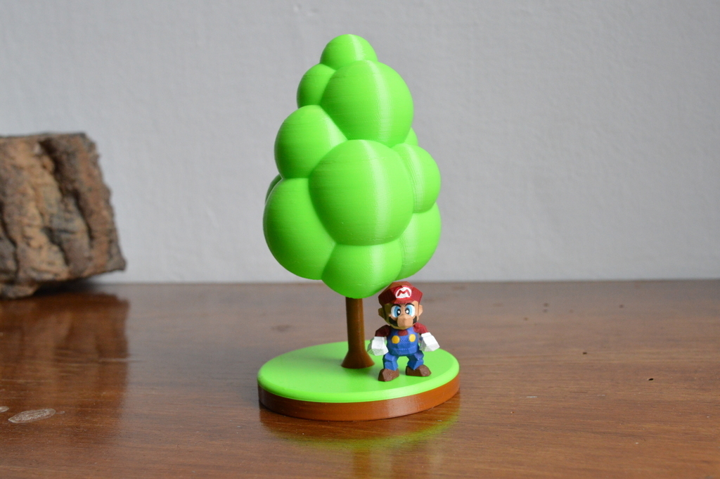 Free 3D file Super Mario 64 Tree・3D printing model to download・Cults