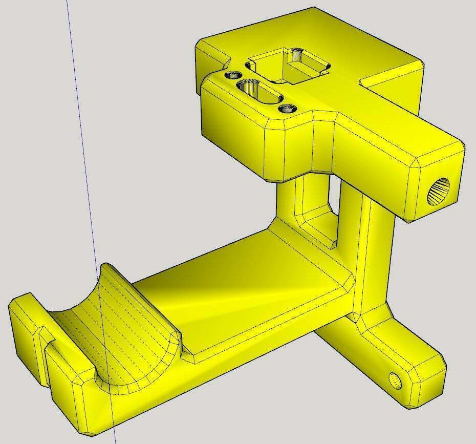Free STL file filament sensor support for Bondtech extruder・3D printer ...