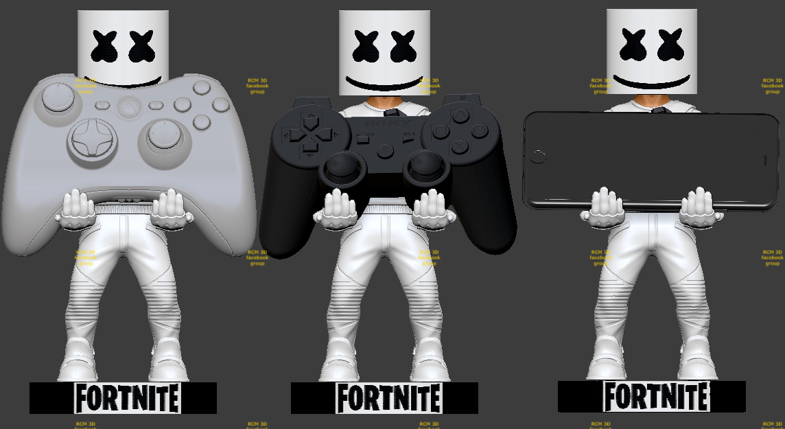 STL file Fortnite Marshmellow 🎮・3D printing design to download・Cults