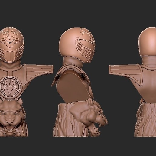 Download STL file Power Rangers (White Ranger) • Model to 3D print ・ Cults