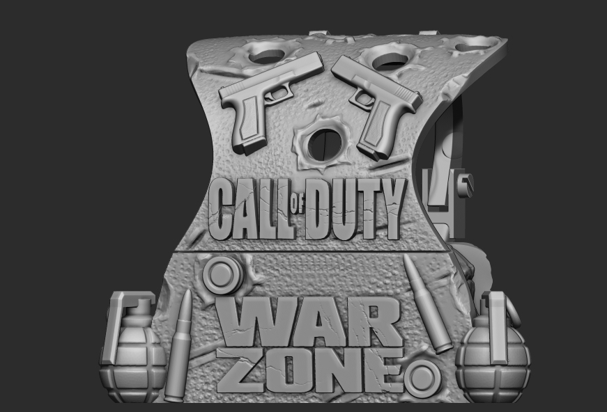 Download STL file WARZONE COD joystick holder • 3D print template ・ Cults
