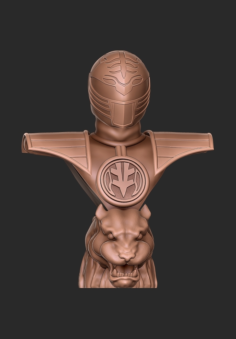 STL file Power Rangers (White Ranger) 🎦・3D printing template to ...
