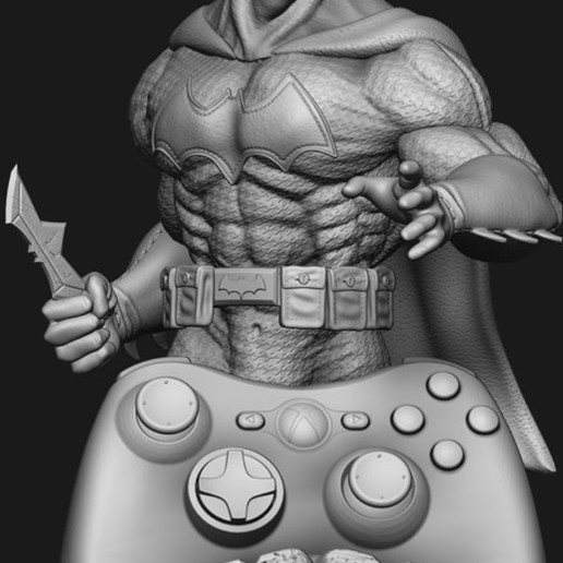 Descargar archivo STL El soporte del joystick de Batman • Objeto ...