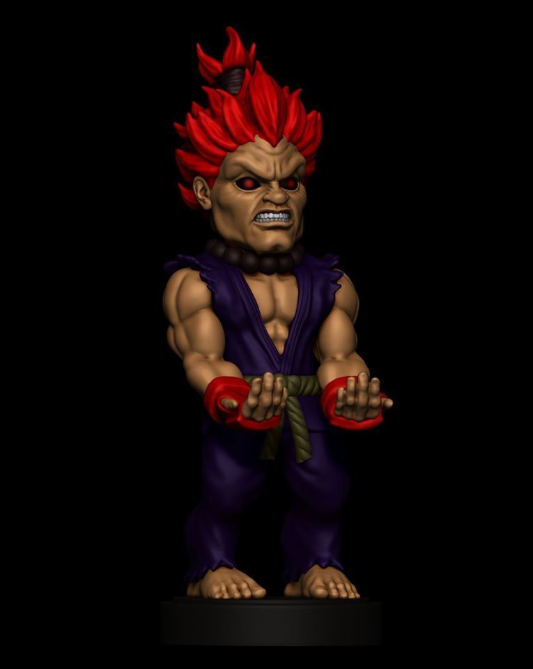 3D file Akuma and Ryu 🕹️・Template to download and 3D print・Cults