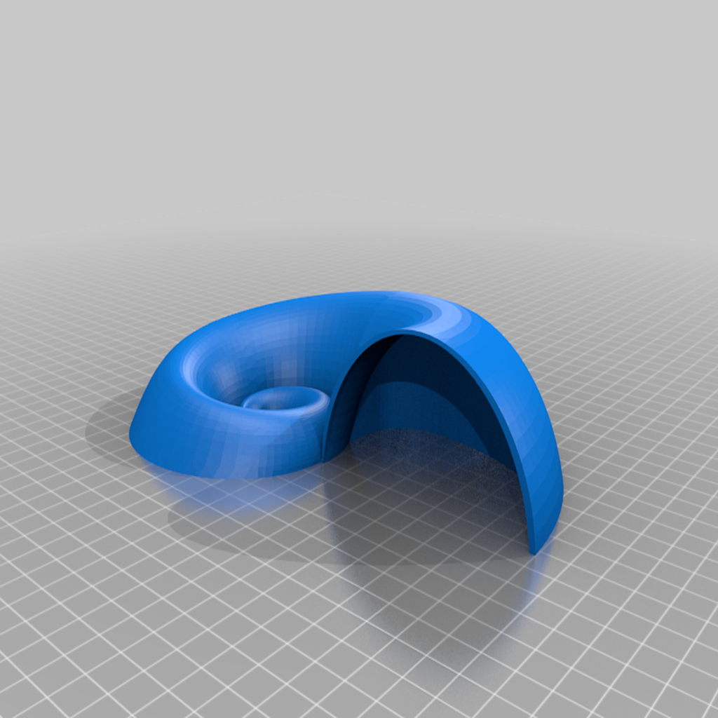 Free STL file Base for fibonacci shell・3D printing template to download ...