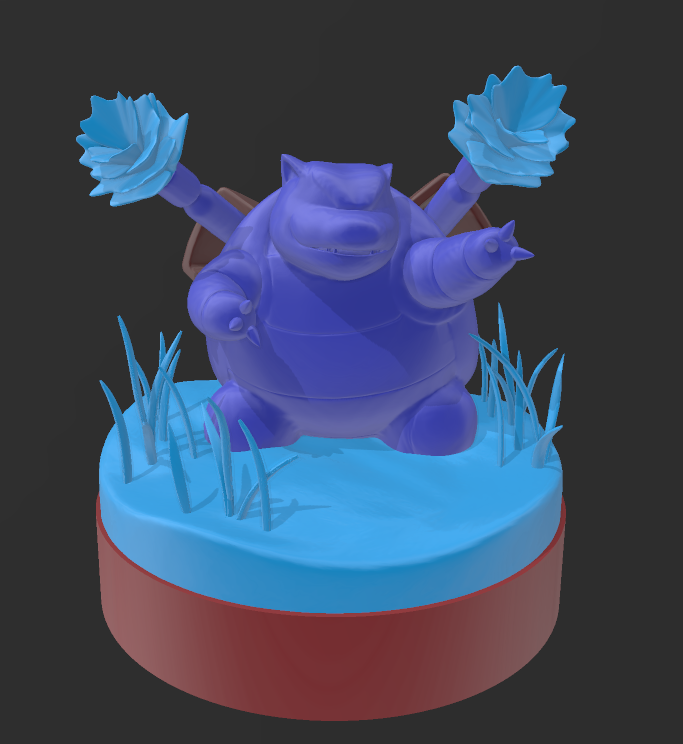 Descargar archivo STL La figura de la blastoise • Diseño para imprimir ...