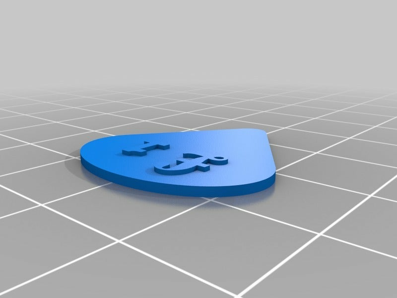 Free STL file Guitar Pick Set・Model to download and 3D print・Cults