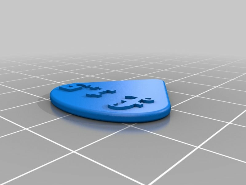 Free STL file Guitar Pick Set・Model to download and 3D print・Cults