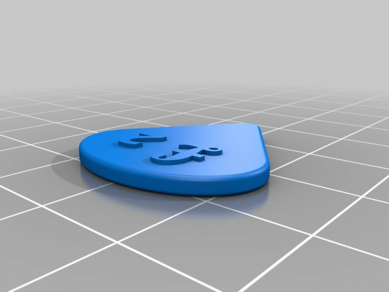 Free STL file Guitar Pick Set・Model to download and 3D print・Cults