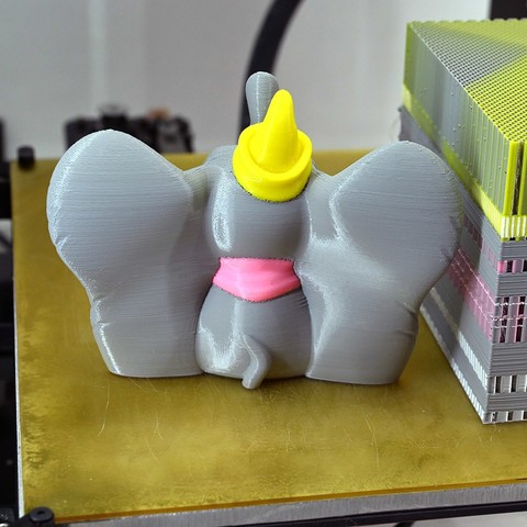3D printable Dumbo (Easy print no support) • made with MakerGear M2 ・ Cults