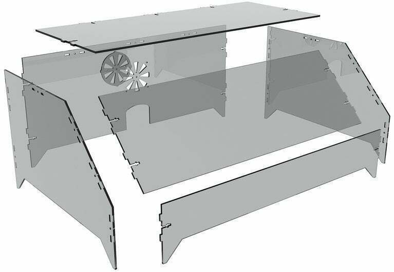 Free STL file Laser cut Acrylic Casing for Replicator 1 🔧・3D print ...