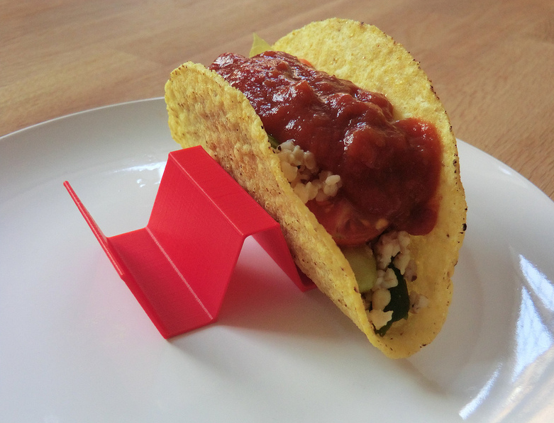 Descargar archivo STL gratis Taco shell holder • Objeto para impresora ...