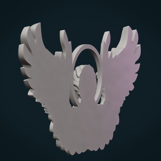 Download STL file Angel Relief • 3D printable object ・ Cults
