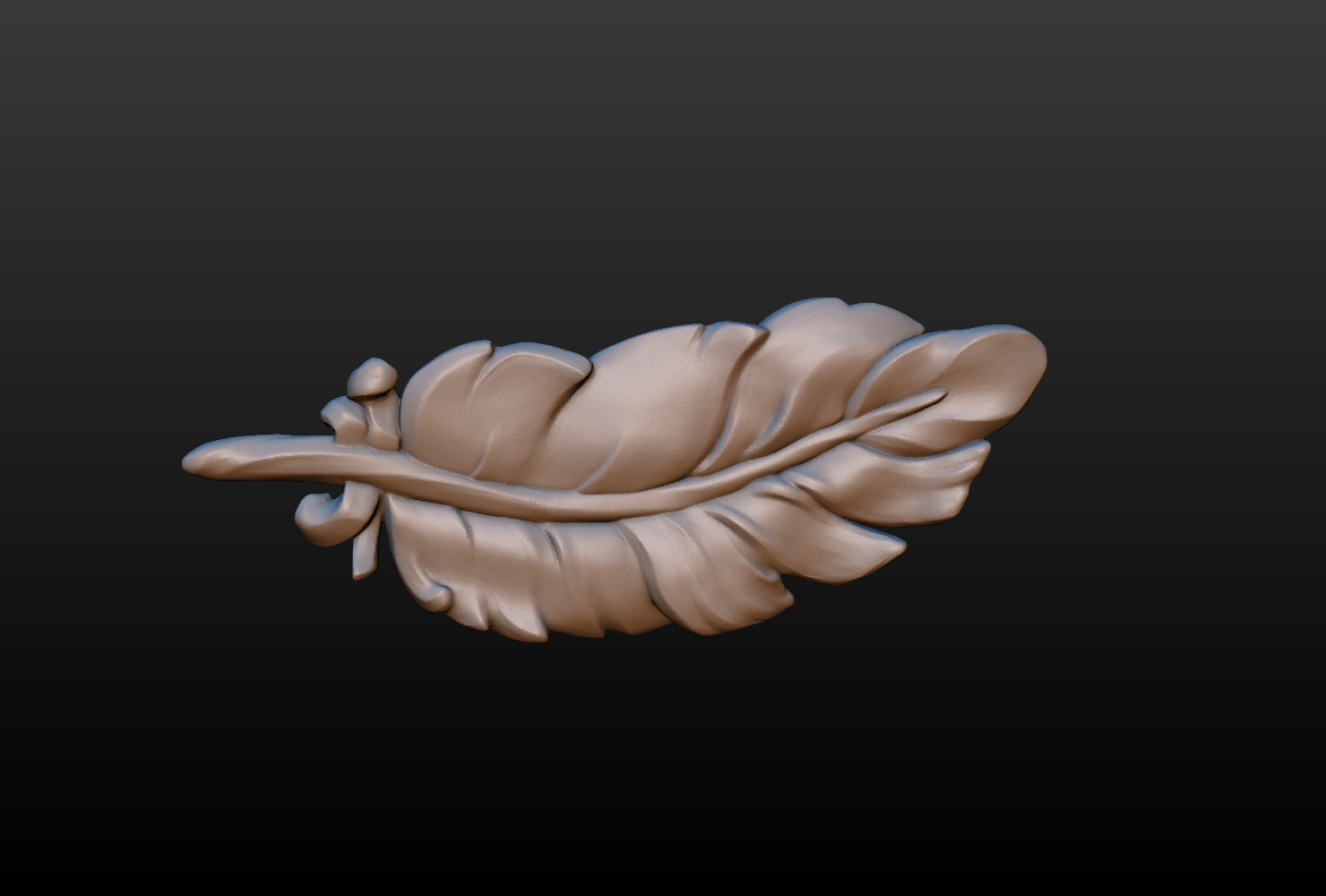 STL file Feather III・3D printable model to download・Cults