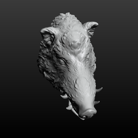 Download 3D printer designs Boars Head ・ Cults