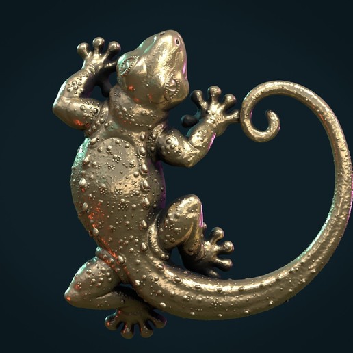 Download STL file Gecko • Design to 3D print ・ Cults