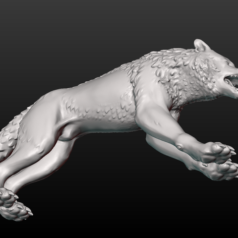 Download 3D printer files Fantasy Wolf ・ Cults