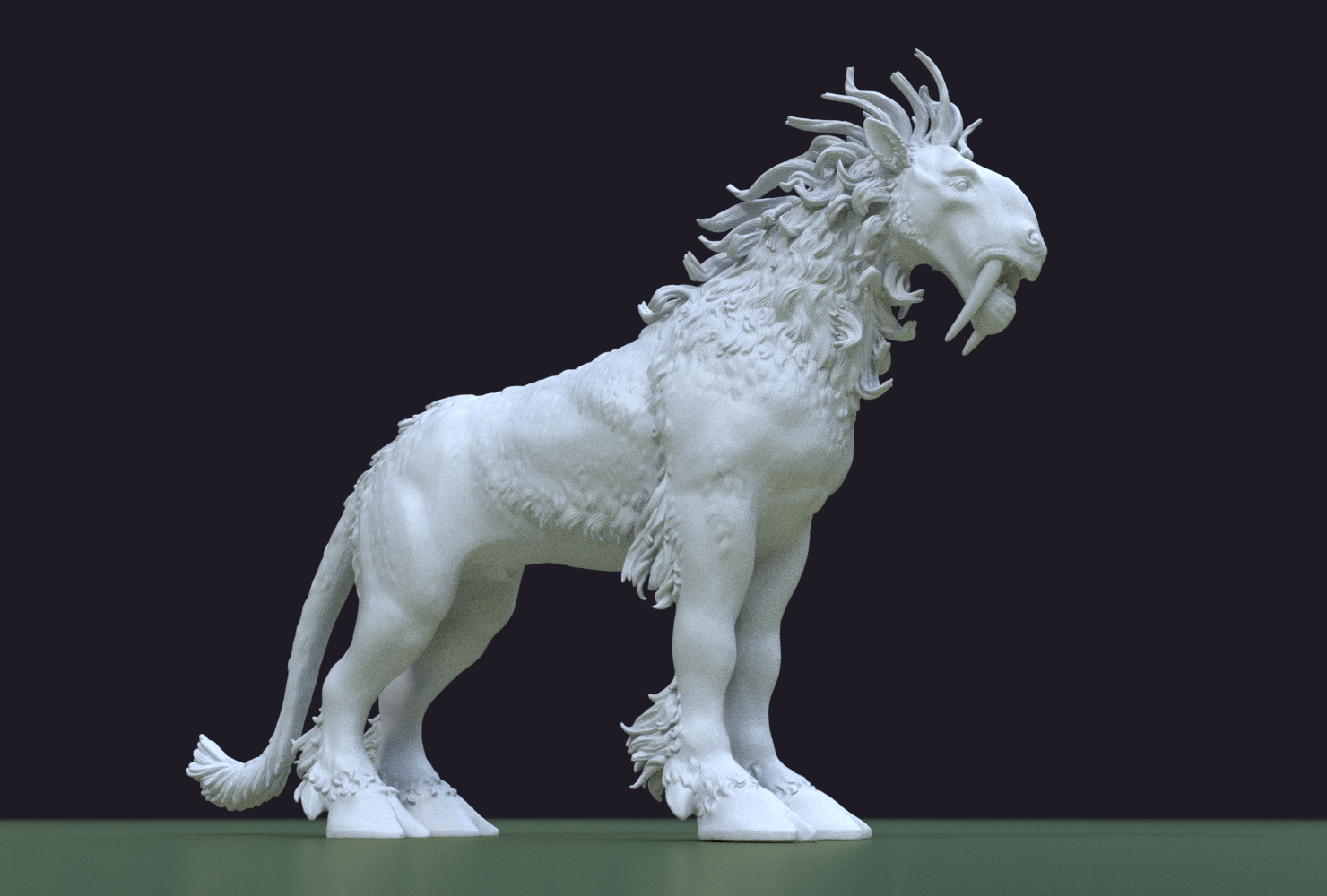 STL file Fantasy Beast・3D printing model to download・Cults