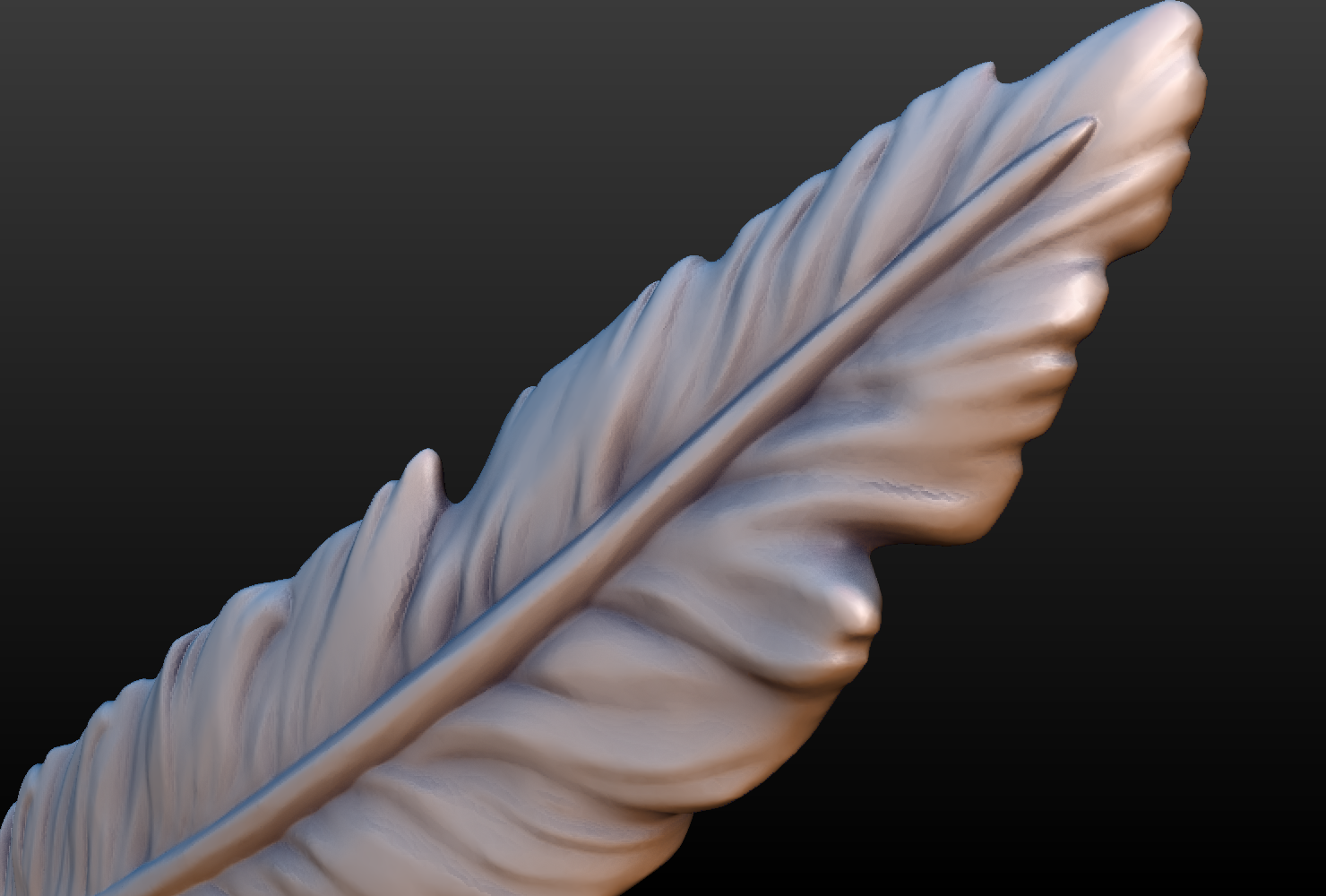 3D file Feather 🪶・3D printer model to download・Cults