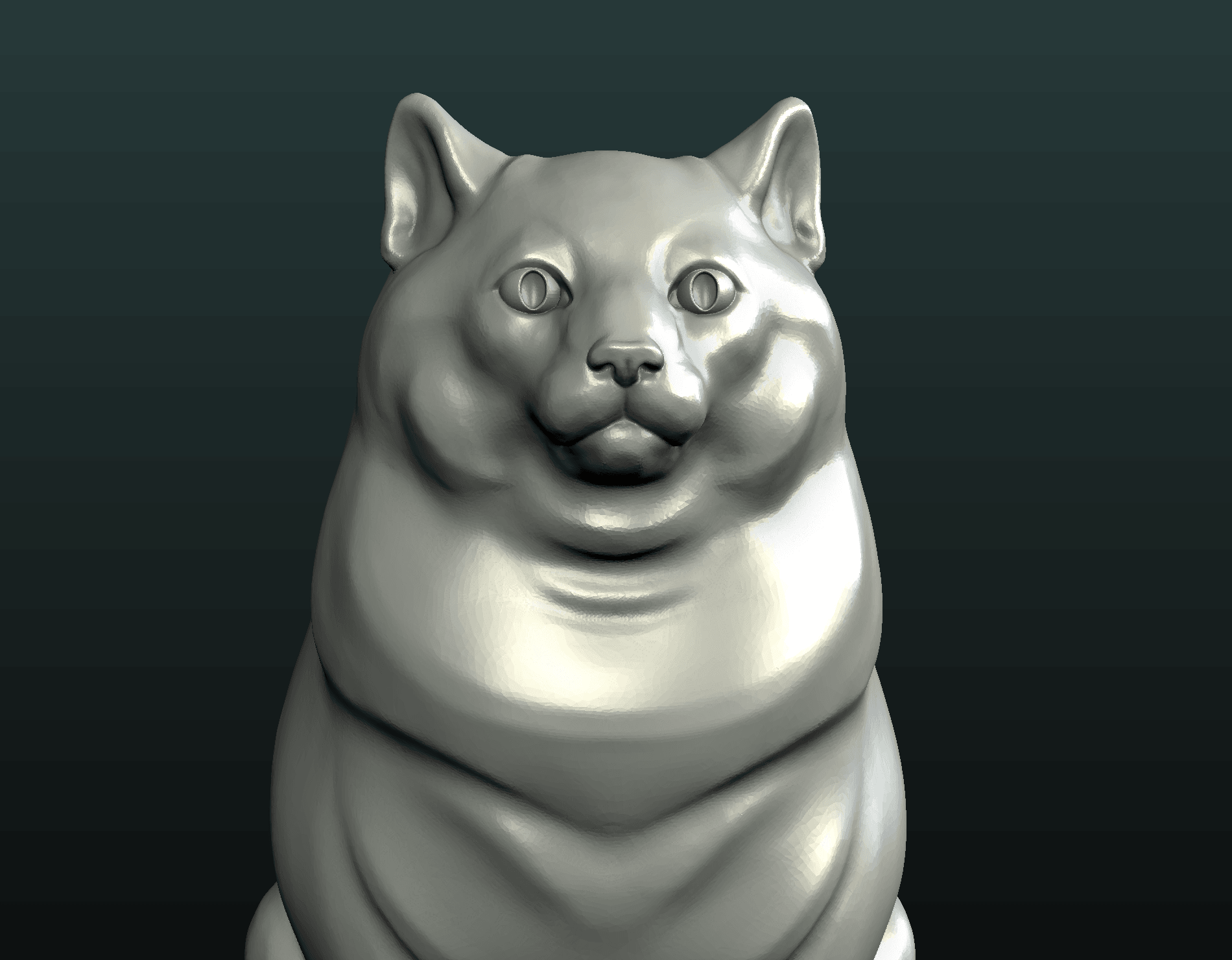 3D file Fat Cat 🐱・Model to download and 3D print・Cults