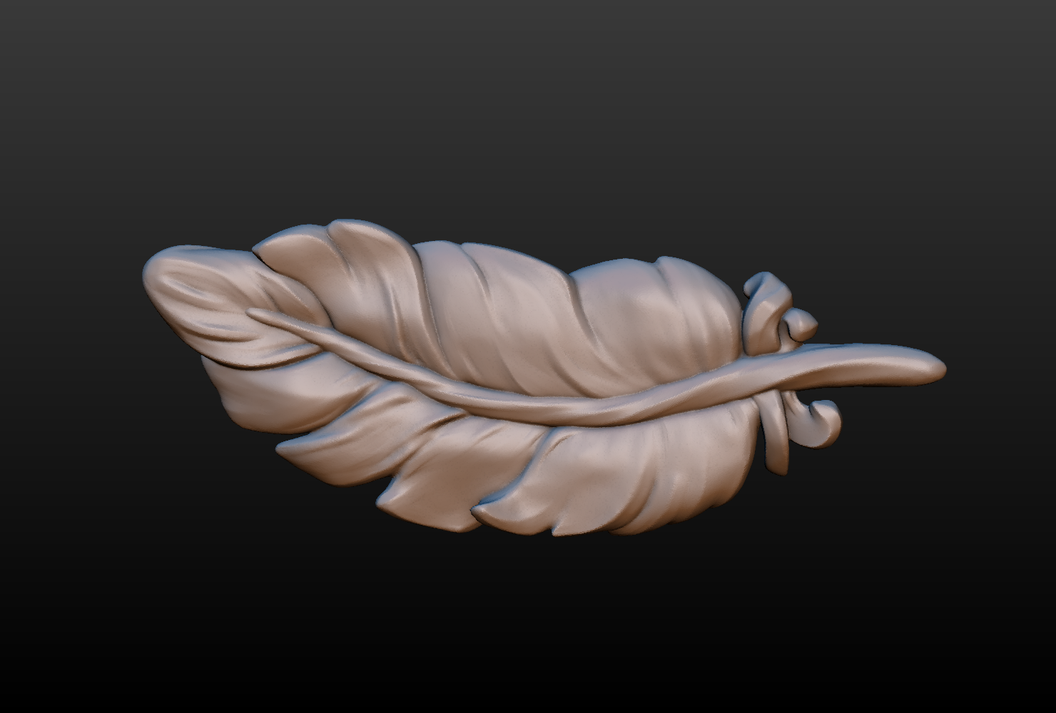 STL file Feather III・3D printable model to download・Cults
