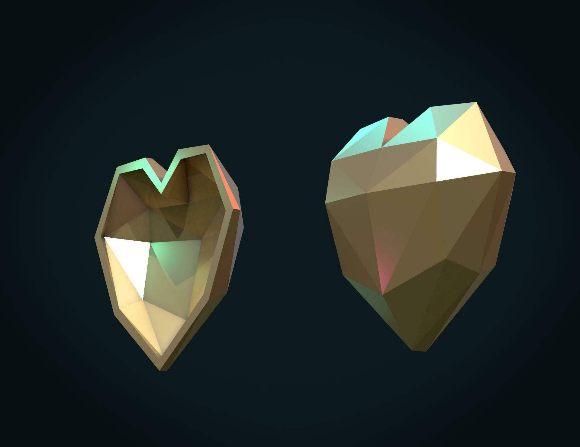 3D file Hуart Charm・3D print design to download・Cults