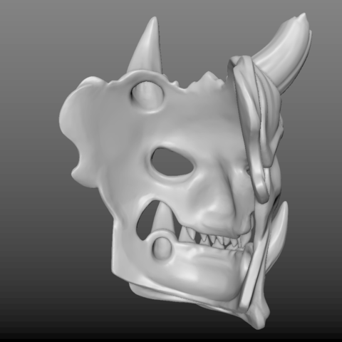 Download 3D printing designs Demon Mask II ・ Cults