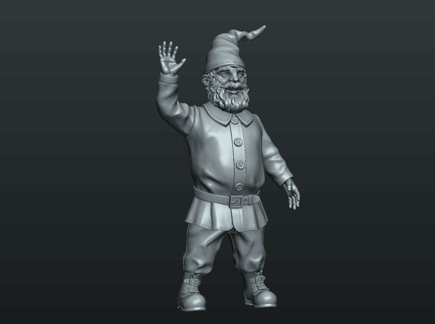 3D file Garden Gnome II 🧝・3D printable model to download・Cults
