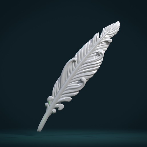 Download STL file Good Feather • 3D printable design ・ Cults