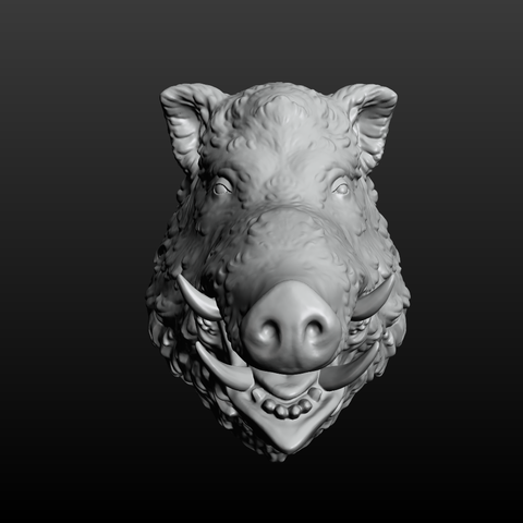 Download 3D printer designs Boars Head ・ Cults