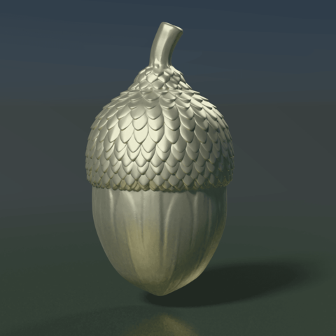 Download 3DS file Acorn • Object to 3D print ・ Cults