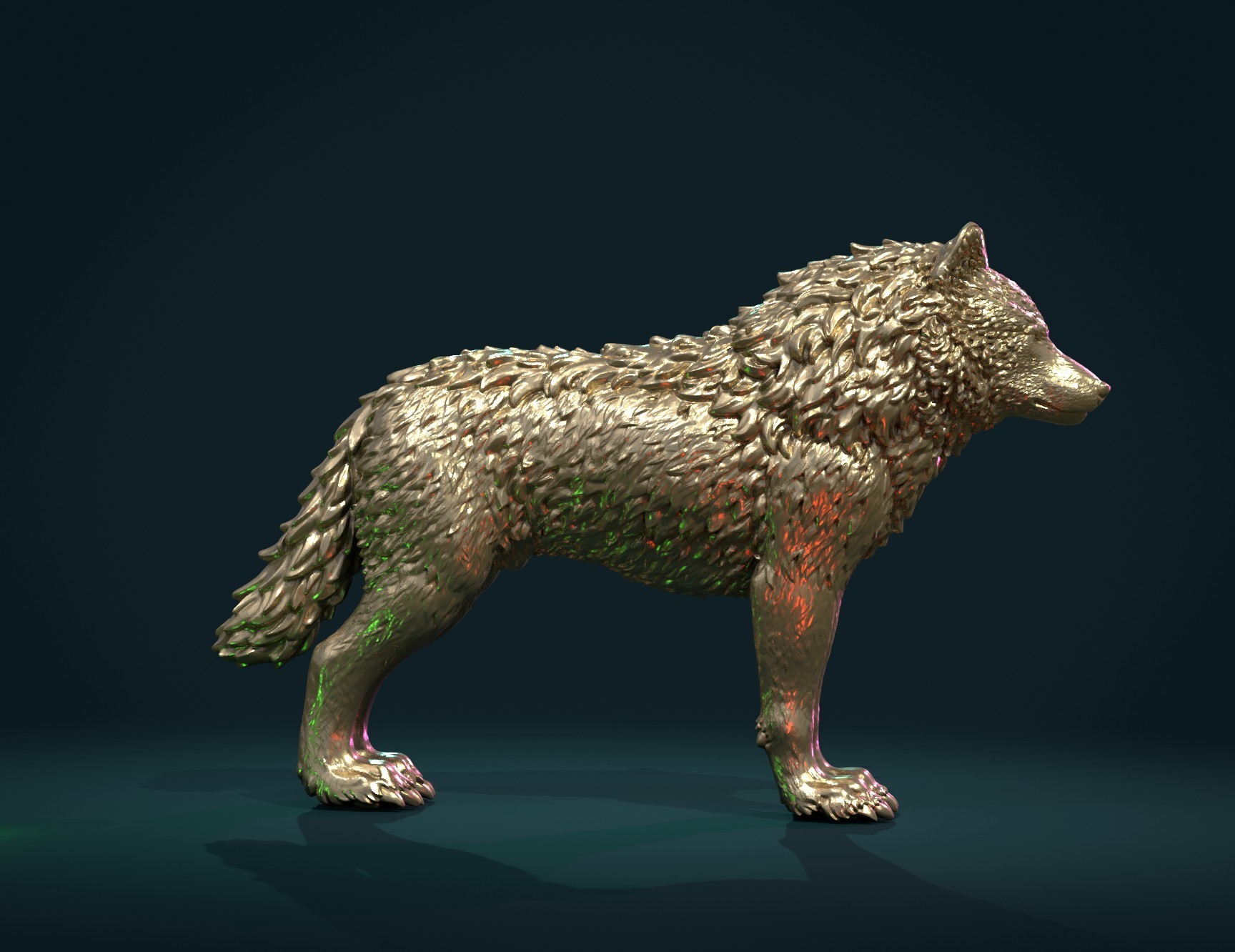 3D file Wolf IV・3D printable design to download・Cults