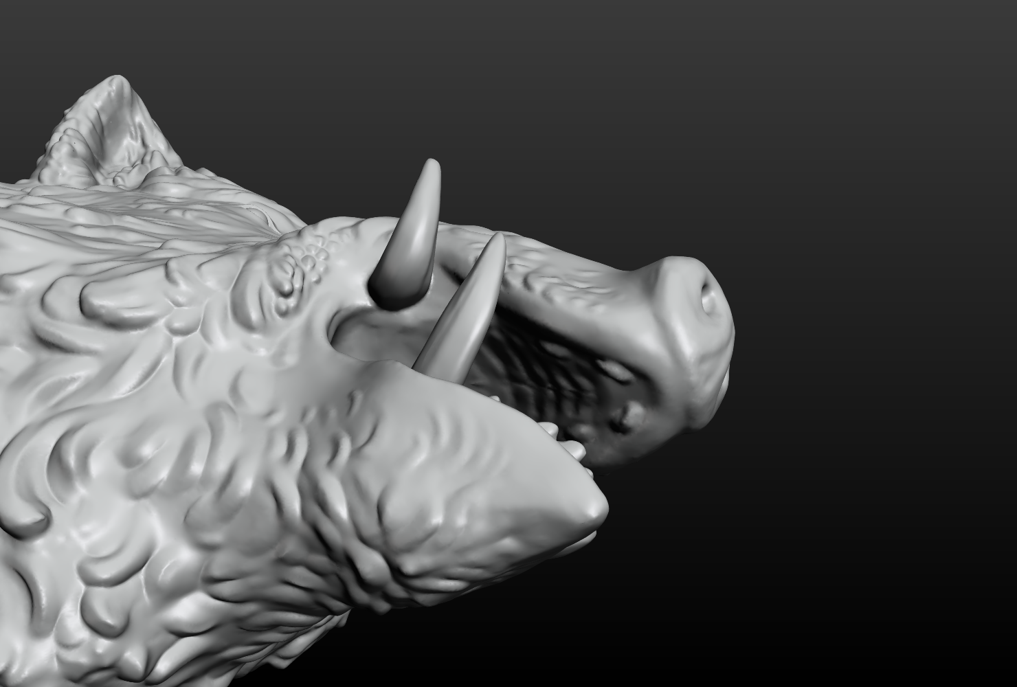 Archivo STL Boars Head 🐉・Objeto para impresora 3D para descargar・Cults