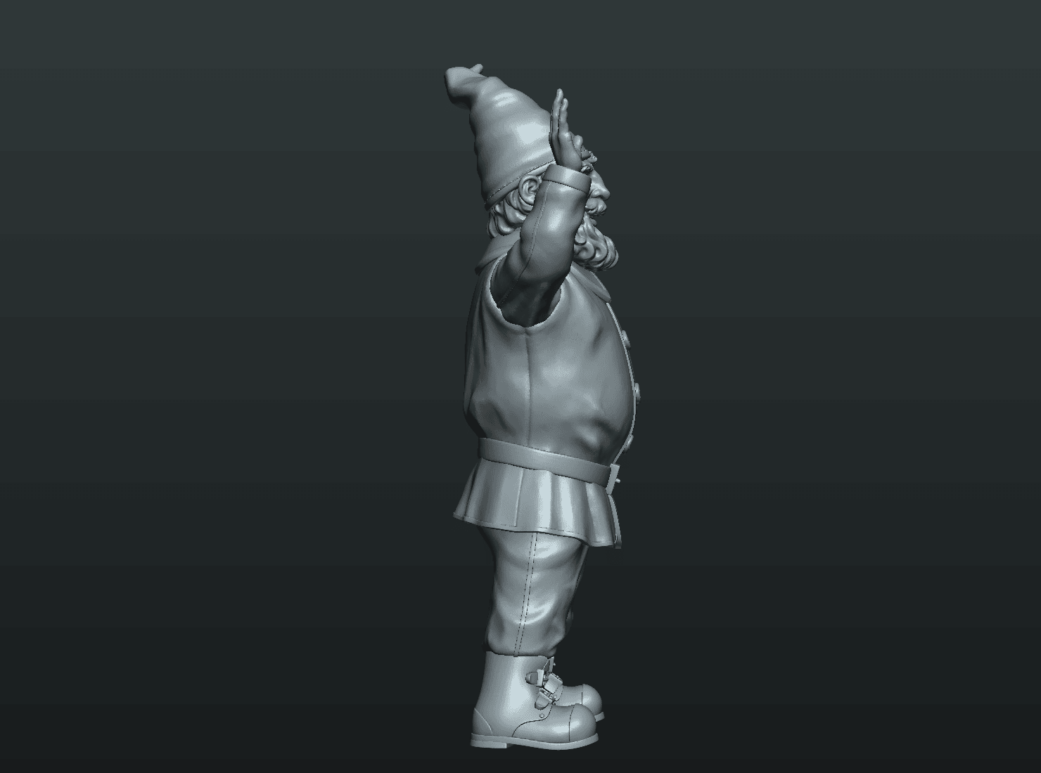 3D file Garden Gnome II 🧝・3D printable model to download・Cults