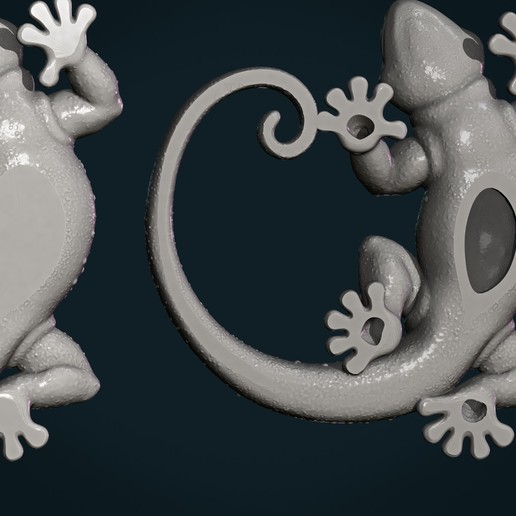 Download STL file Gecko • Design to 3D print ・ Cults