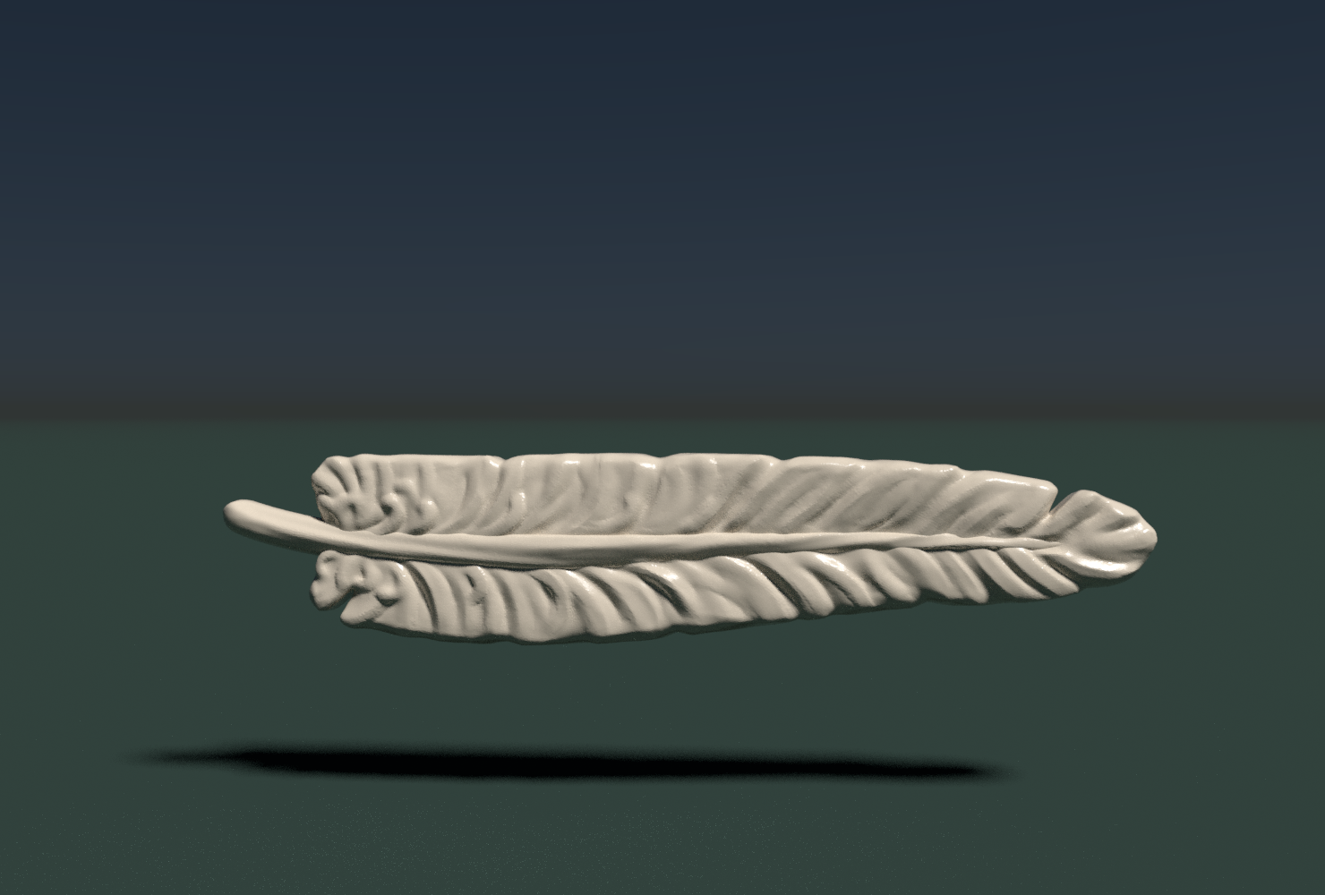 STL file Feather 3・Template to download and 3D print・Cults