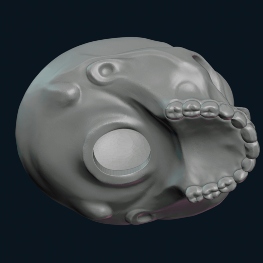 Download STL file Stylized Skull • 3D printer template ・ Cults