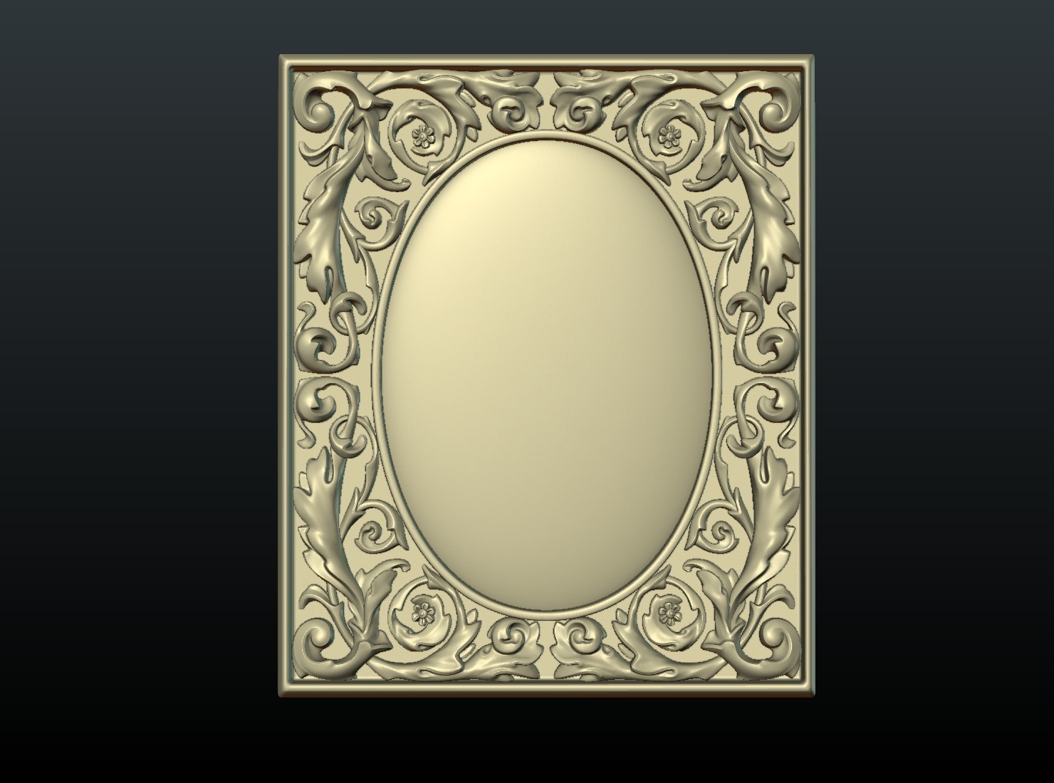 STL file Baroque decor panel 🎨・3D print design to download・Cults