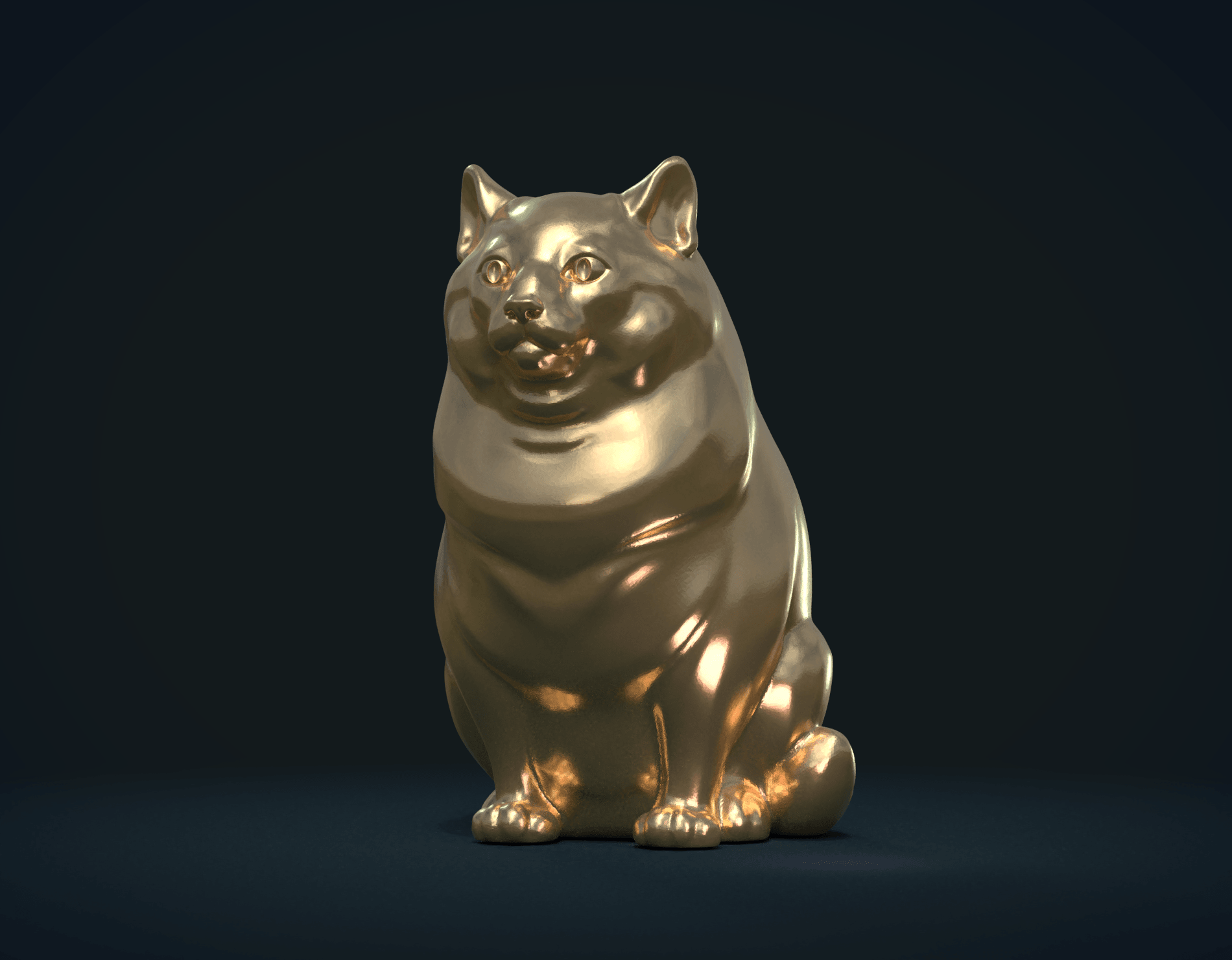 3D file Fat Cat 🐱・Model to download and 3D print・Cults