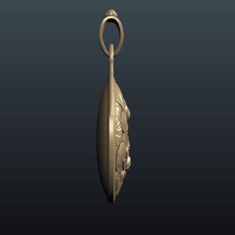 Download STL file Water Lily Pendant • 3D printable model ・ Cults