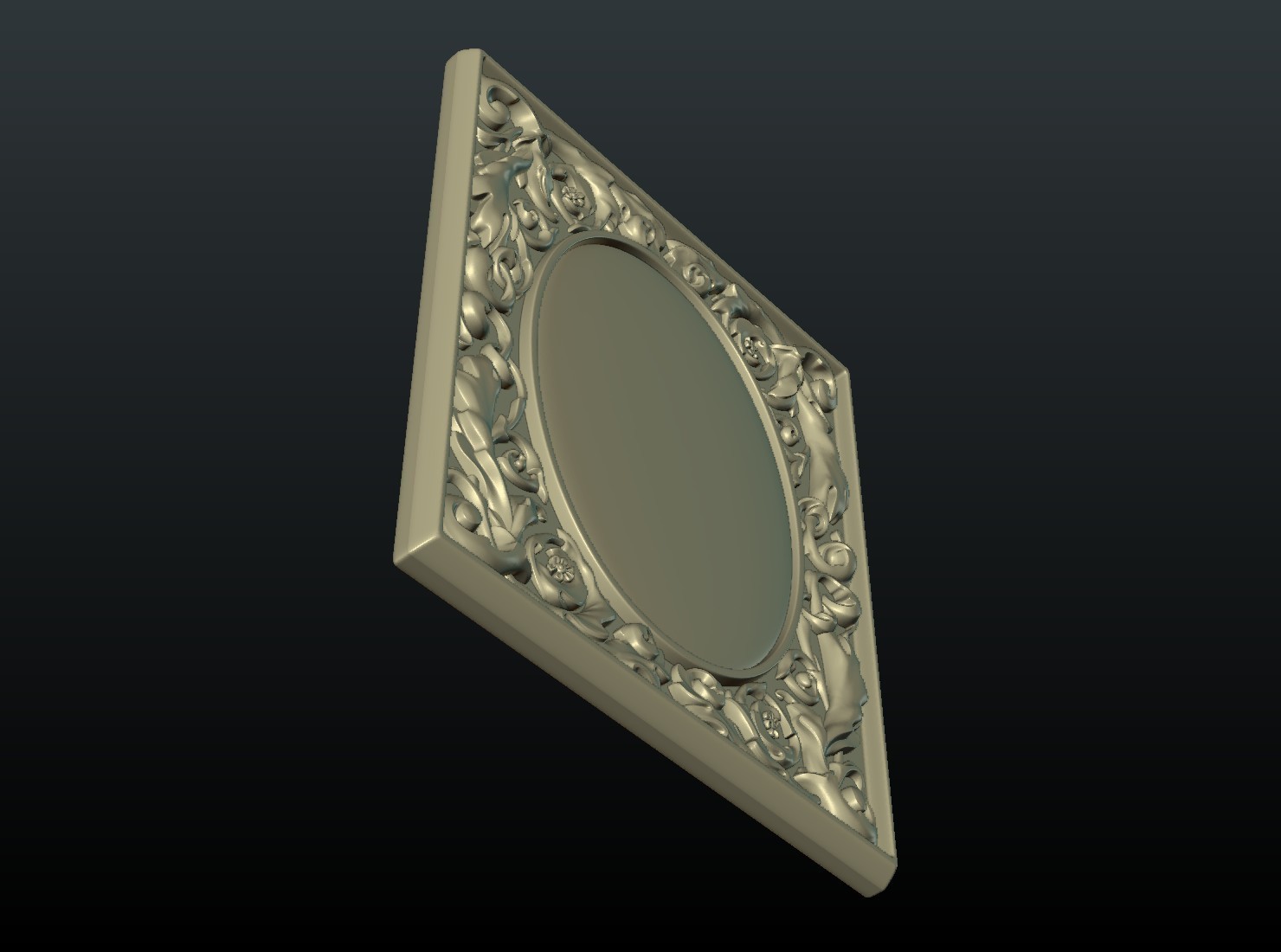 STL file Baroque decor panel 🎨・3D print design to download・Cults
