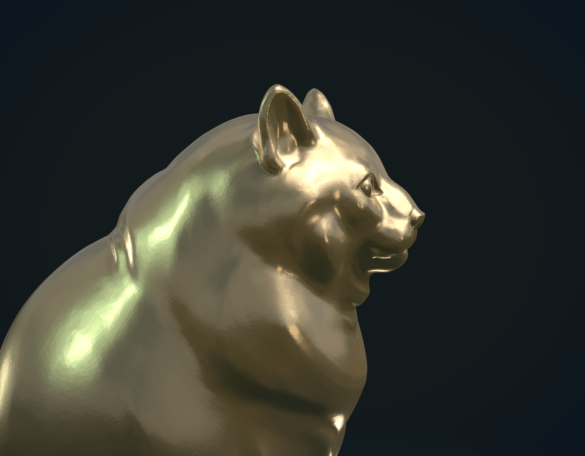 3D file Fat Cat 🐱・Model to download and 3D print・Cults