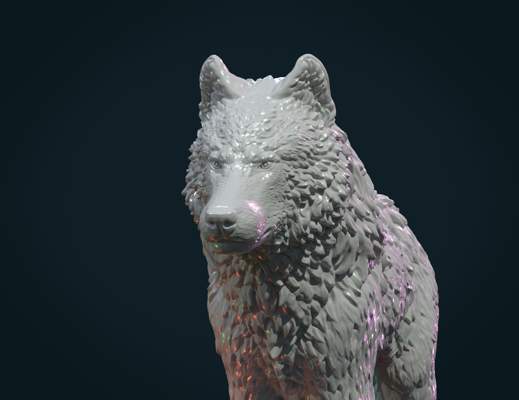 3D file Wolf IV・3D printable design to download・Cults