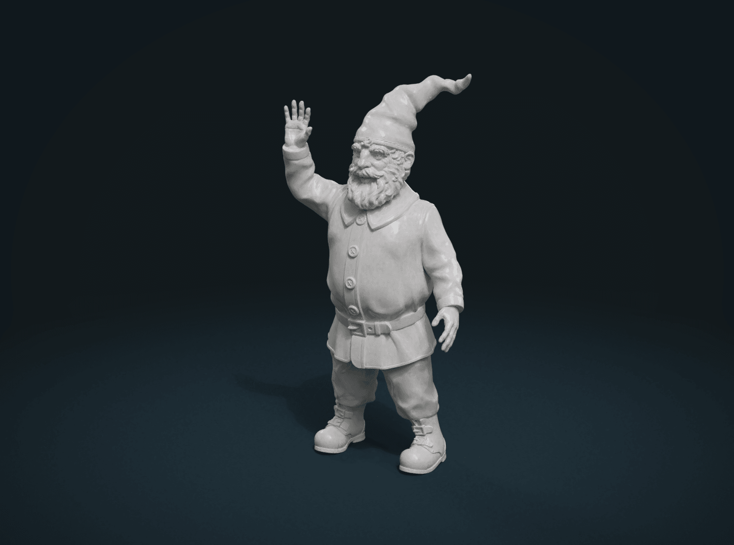 3D file Garden Gnome II 🧝・3D printable model to download・Cults